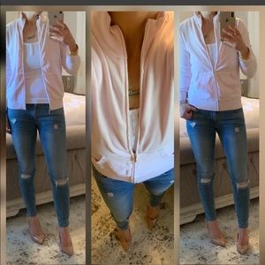 Tops | Newpop Collar Velour Zip Ups | Poshmark